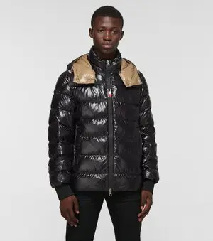 Moncler Cuvellier Nylon Down Jacket - Black