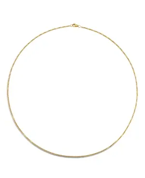 David Yurman 18k Yellow Box Chain Necklace - Gold