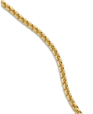 David Yurman 18k Yellow Box Chain Necklace - Gold