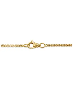 David Yurman 18k Yellow Box Chain Necklace - Gold