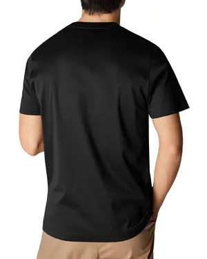 Eton Slim Fit Jersey Tee - Black