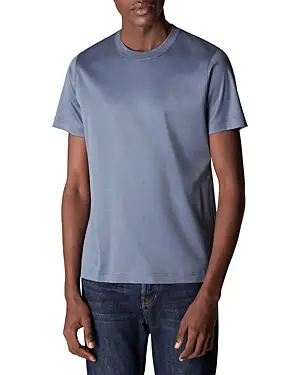Eton Slim Fit Jersey Tee Gray