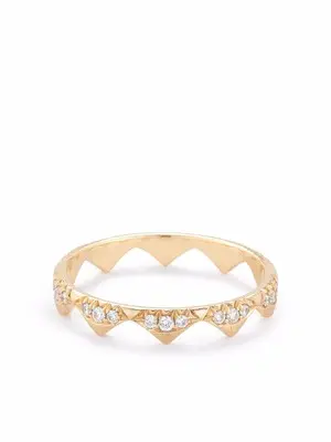 JADE TRAU 18kt Yellow Diamond Band Ring - Gold