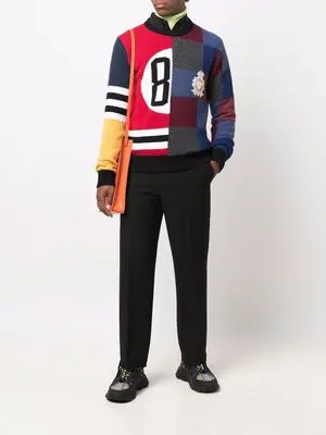 Dolce & Gabbana Mix Pattern Jumper