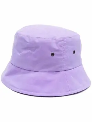 Mackintosh Waxed Bucket Hat - Purple