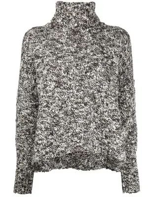 Adam Lippes Bouclé Wool Turtleneck Jumper