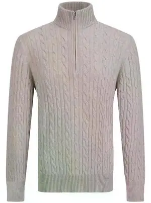 Loro Piana Cable Knit Cashmere Sweater