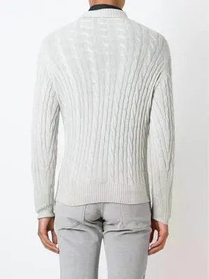 Loro Piana Cable Knit Cashmere Sweater