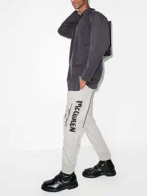 Alexander McQueen Graffiti-print Track Pants