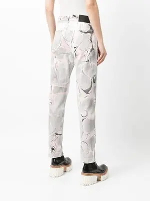 Stella McCartney High-rise Abstract Print Jeans