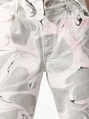 Stella McCartney High-rise Abstract Print Jeans
