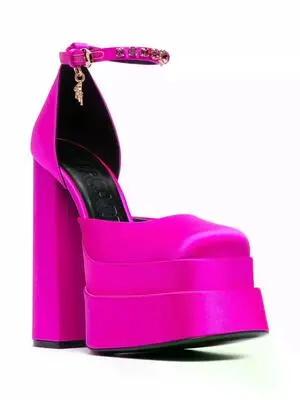 Versace Medusa Head Charm Platform Sandals
