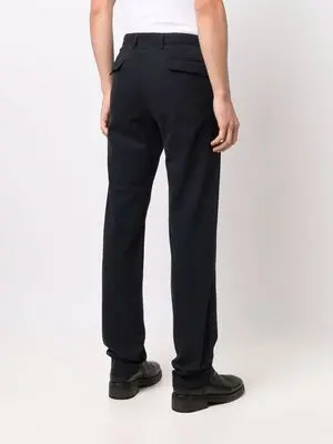 Massimo Alba Mid-rise Straight-leg Trousers - Blue