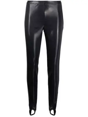 Dsquared2 Faux Leather Stirrup Leggings