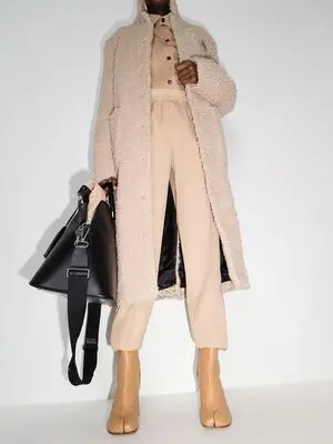 MAISON MARGIELA Tabi Leather Ankle Boots - Brown