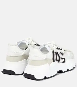 Dolce & Gabbana Daymaster Leather Sneakers - White