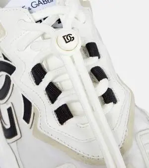 Dolce & Gabbana Daymaster Leather Sneakers - White
