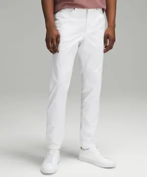 Lululemon ABC Slim-Fit 5 Pocket Pant 34L White