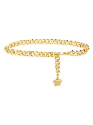 Versace Versace Medusa Chain Belt - Versace Gold