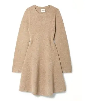 Khaite Fleurine Cashmere Mini Dress