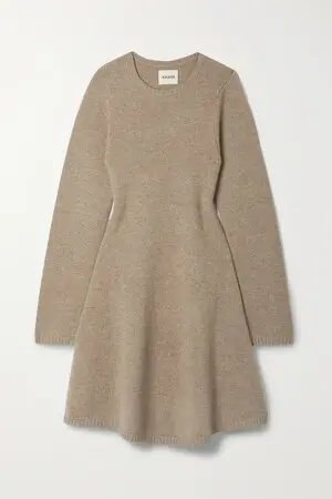 Khaite Fleurine Cashmere Mini Dress