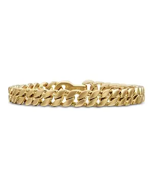 David Yurman David Yurman 18K Yellow Gold Curb Chain Bracelet Gold