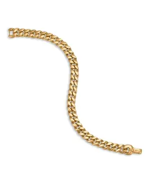 David Yurman 18k Yellow Curb Chain Bracelet - Gold