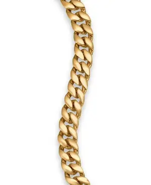 David Yurman 18k Yellow Curb Chain Bracelet - Gold