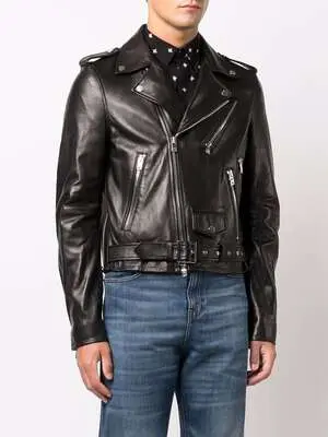 Amiri Leather Biker Jacket