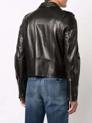 Amiri Leather Biker Jacket