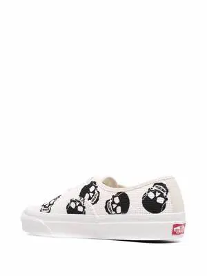 VANS Factory Authentic 44 Skull-print Sneakers - Neutrals