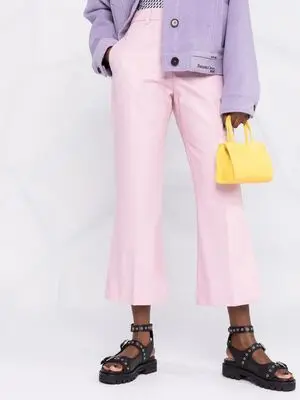 MSGM Pressed-crease Tailored Trousers