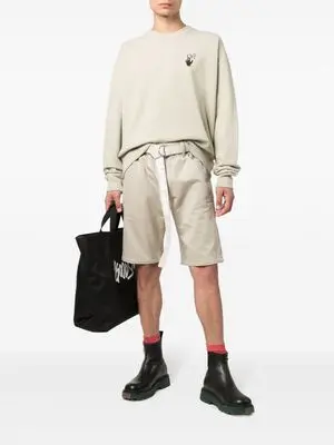 Off-White Belted Bermuda Shorts