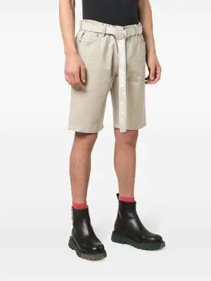 Off-White Belted Bermuda Shorts
