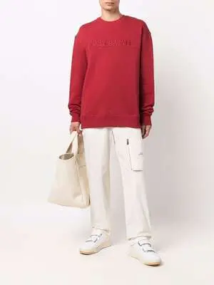 A-COLD-WALL* Embroidered Cotton Sweatshirt