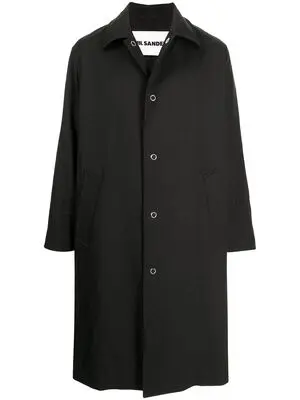 JIL SANDER Snap-button Parka Coat
