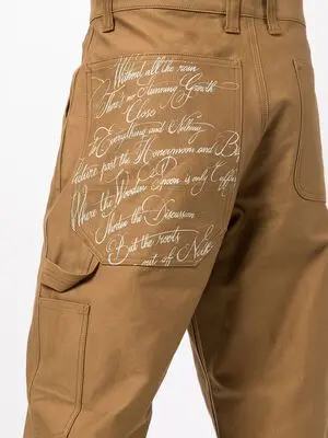 Junya Watanabe Straight-leg Trousers - Brown