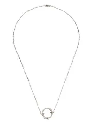 REPOSSI 18kt White Gold Antifer Diamond Necklace - Silver