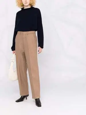 LISA YANG Cashmere Mock Neck Jumper - Blue