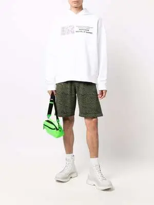 Kenzo Animal Print Shorts - Green