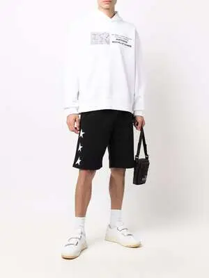 GOLDEN GOOSE Star-print Shorts - Black