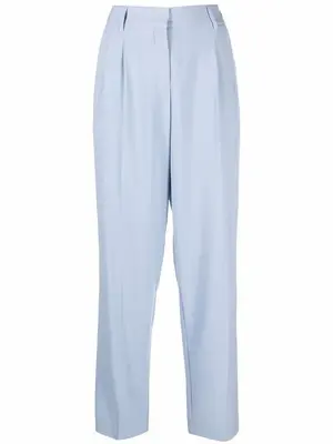 BLANCA VITA Passiflora Tailored Trousers - Blue