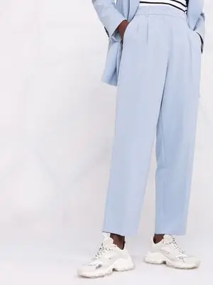 BLANCA VITA Passiflora Tailored Trousers - Blue