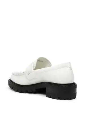 Senso Met I Leather Loafers - White