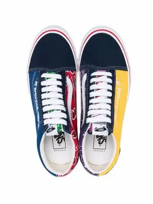 VANS Og Old Skool Colour-block Sneakers - Blue