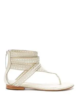 STUDIO CHOFAKIAN Lis Leather Flat Sandals