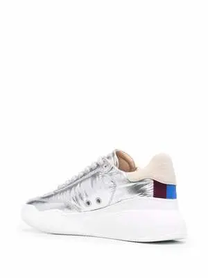 Stella McCartney Loop Metallic Sneakers - Silver