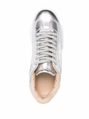 Stella McCartney Loop Metallic Sneakers - Silver