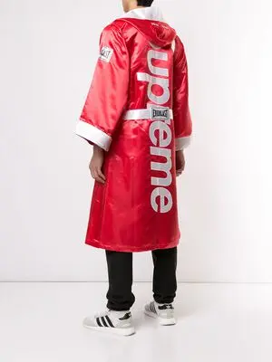 Supreme X Everast Satin Boxing Robe - Red | Editorialist