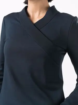 Emporio Armani Wrap-neckline Jumper
